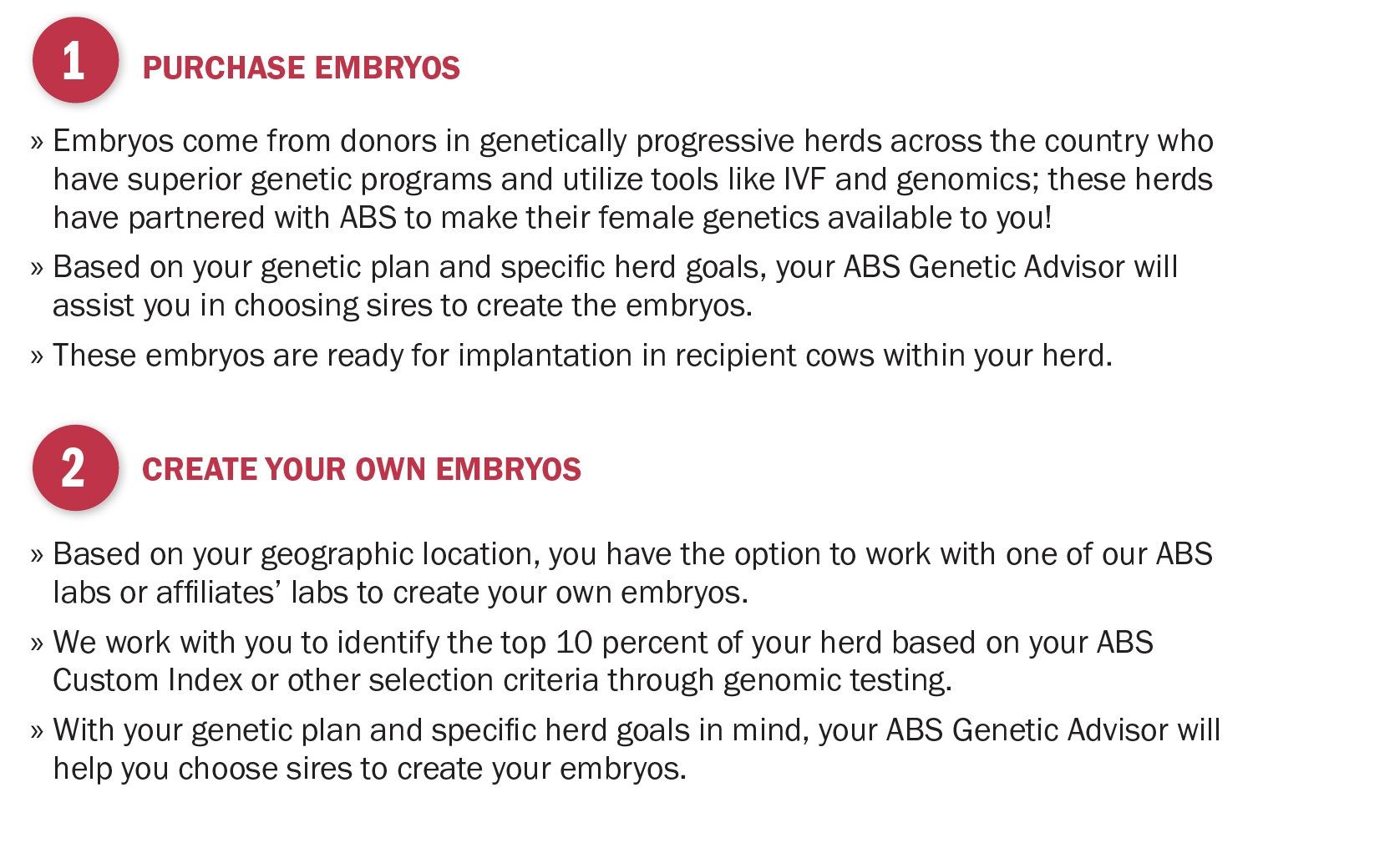 IVF Embryos for Your Dairy Herd - ABS Global US